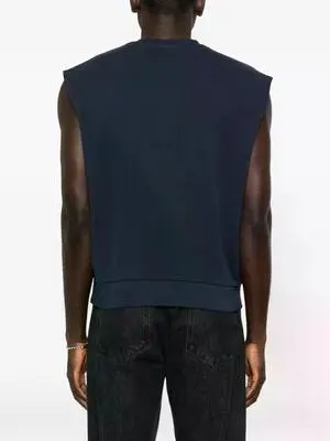 Carrera Eyewear Logo Print Crew Neck Vest