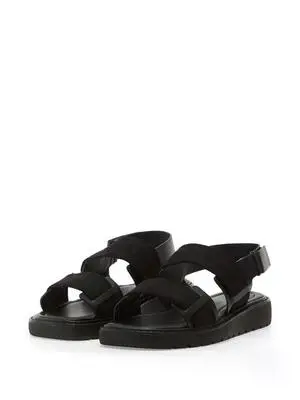 Calvin Klein Touch-strap Sandals - Black