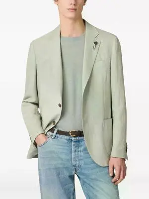 LARDINI Single-breasted Patch-pocket Blazer