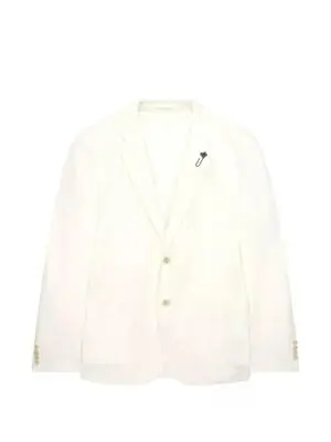 LARDINI Single-breasted Blazer - Neutrals