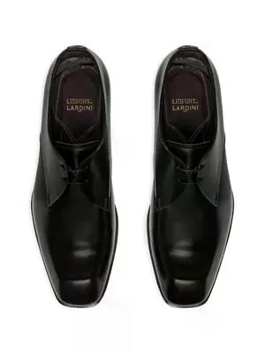 LARDINI Square-toe Leather Derby Shoes