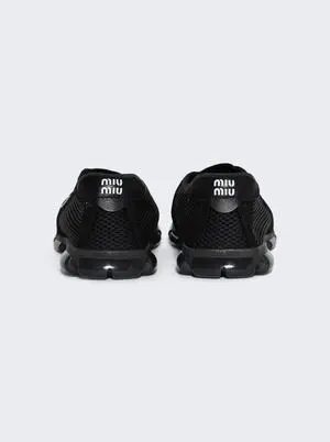 Miu Miu Technical Mesh Fabric Sneakers