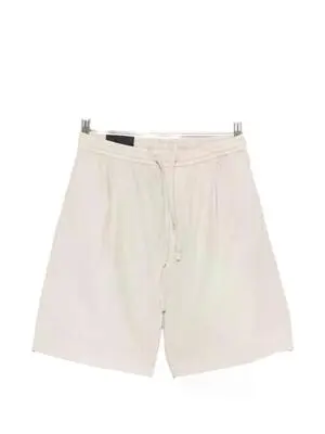 MICHAEL COAL Drawstring Fastening Shorts - Neutrals