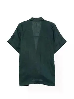 Liviana Conti Notched Lapel Short Sleeve Jacket