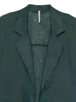 Liviana Conti Notched Lapel Short Sleeve Jacket