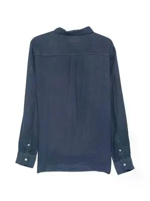 MC2 SAINT BARTH Raphael Long-sleeve Linen Polo Shirt