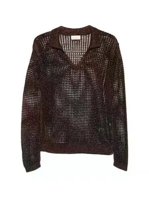 MC2 SAINT BARTH Lurex Open-knit Sweater