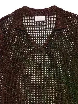 MC2 SAINT BARTH Lurex Open-knit Sweater