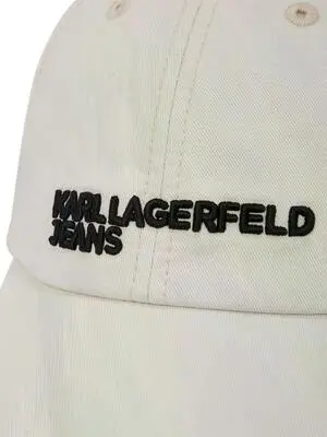 Karl Lagerfeld Logo Baseball Cap - Neutrals