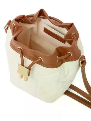 Karl Lagerfeld Quilted Bucket Bag - Neutrals
