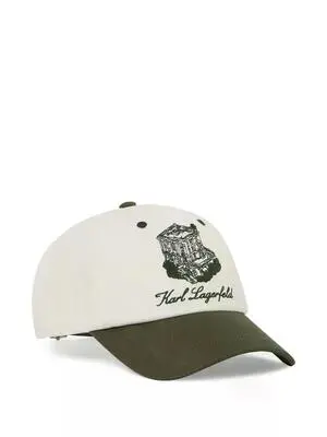 Karl Lagerfeld Graphic Print Baseball Cap - Neutrals