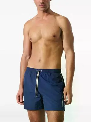 Karl Lagerfeld Logo Print Swim Shorts