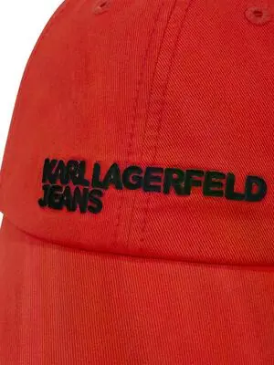 Karl Lagerfeld Logo Baseball Cap - Red