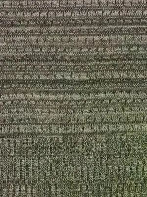 ROBERTO COLLINA Pointelle-knit Striped Polo Shirt - Grey