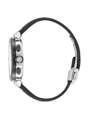 CHARRIOL 41mm Chronograph Watch With Rubber Strap - Black