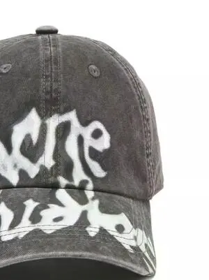 Acne Studios Logo-print Cotton Baseball Cap