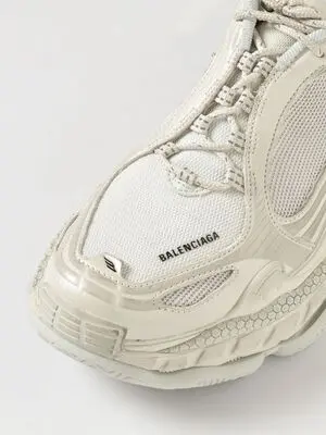 Balenciaga Triple S.2 Mesh And Rubber Sneakers - Grey