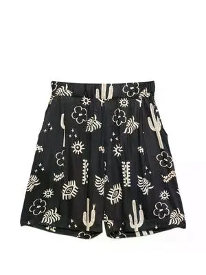 A Paper Kid Printed Shorts For Men