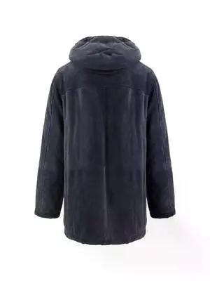Brunello Cucinelli Hooded Zip-up Leather Parka