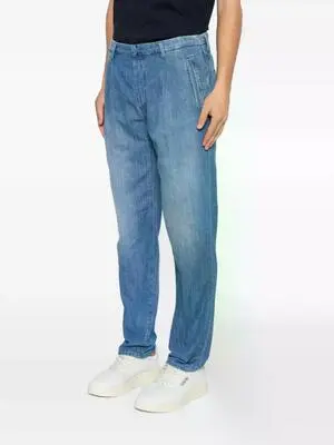 Incotex Pleated Detail Jeans