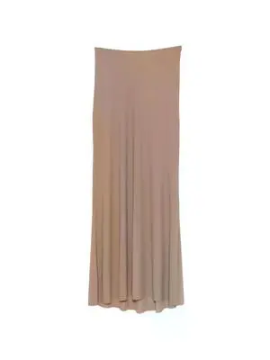 AMAZUIN Luna Flared Maxi Skirt - Neutrals