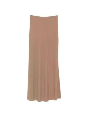 AMAZUIN Luna Flared Maxi Skirt - Neutrals