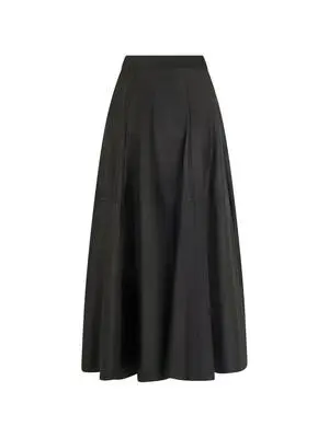 Raquel Diniz Leather Maxi Skirt