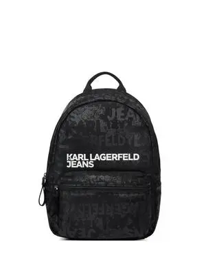 Karl Lagerfeld Logo-print Backpack - Black