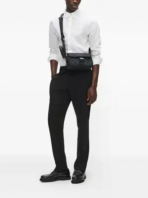 Karl Lagerfeld Monogram Messenger Bag