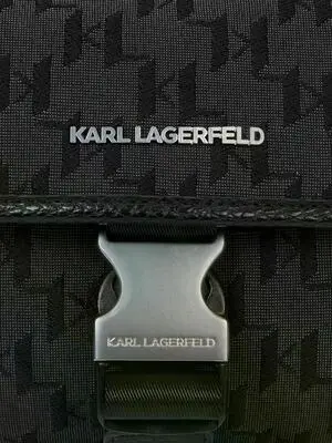 Karl Lagerfeld Monogram Messenger Bag