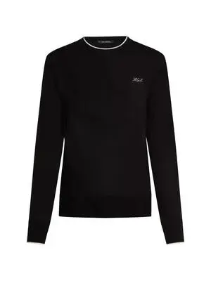 Karl Lagerfeld Crew Neck Knitwear For Women