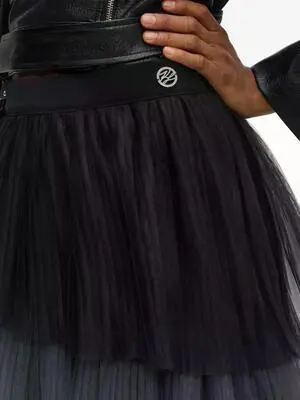 Karl Lagerfeld Asymmetric Tiered Midi Skirt