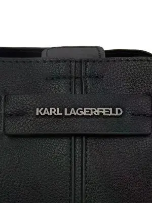 Karl Lagerfeld K/pierced Bucket Bag - Black