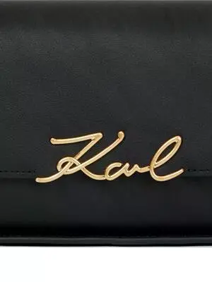 Karl Lagerfeld K/signature Shoulder Bag - Black