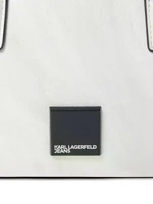 Karl Lagerfeld Logo-patch Bowling Bag