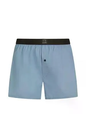 Karl Lagerfeld Ikon Woven Boxers - Blue