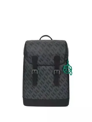 Karl Lagerfeld Ikon Monogram Backpack - Grey