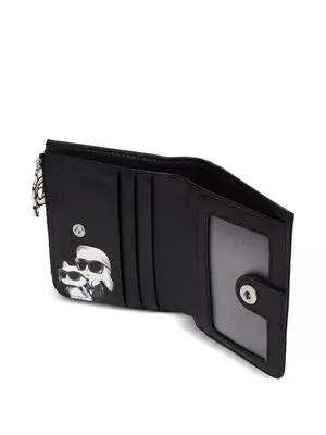 Karl Lagerfeld Ikon Logo-plaque Bifold Wallet