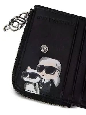 Karl Lagerfeld Ikon Logo-plaque Bifold Wallet