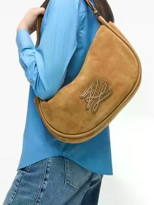 Karl Lagerfeld K/autograph Patch Moon Shoulder Bag