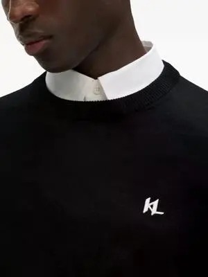 Karl Lagerfeld Merino Wool Crew Neck Sweater