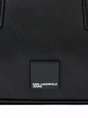 Karl Lagerfeld Logo-patch Bowling Bag