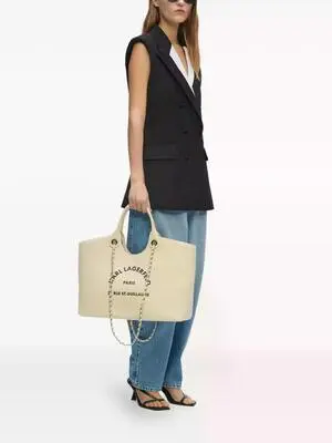 Karl Lagerfeld Rue St-guillaume Chain-link Tote Bag