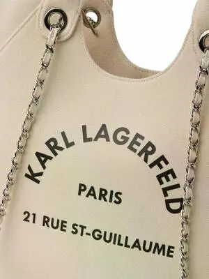 Karl Lagerfeld Rue St-guillaume Chain-link Tote Bag