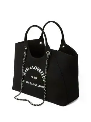 Karl Lagerfeld Rue St-guillaume Chain-strap Tote Bag