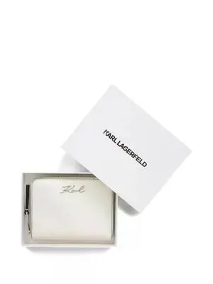 Karl Lagerfeld Medium K/signature Zip-around Wallet