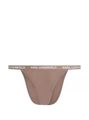 Karl Lagerfeld Logo Brazilian Briefs 3-pack - Neutrals
