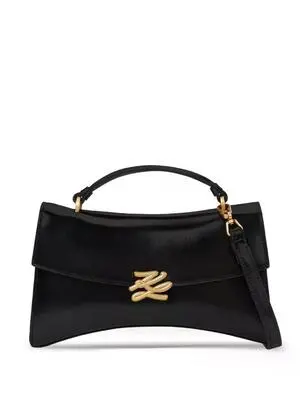 Karl Lagerfeld K/autograph Twist Top Handle Bag - Black