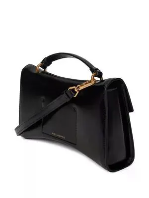 Karl Lagerfeld K/autograph Twist Top Handle Bag - Black