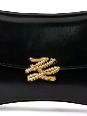 Karl Lagerfeld K/autograph Twist Top Handle Bag - Black